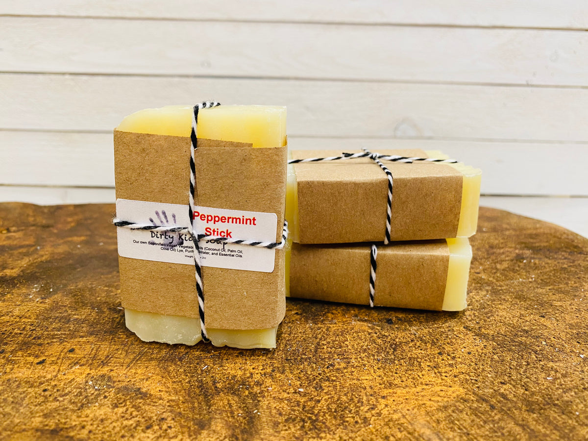 PEPPERMINT STICK BAR SOAP – DKHANDMADE